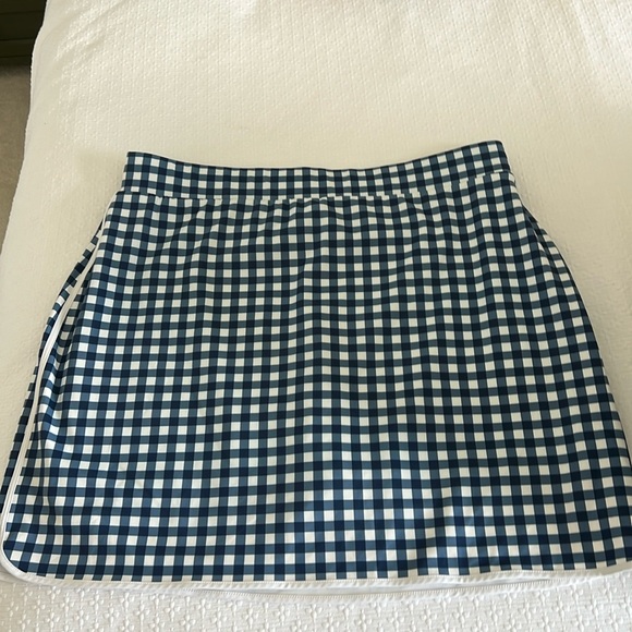 J. Crew Factory | Shorts | Jcrew Factory Skort Navy Gingham | Poshmark